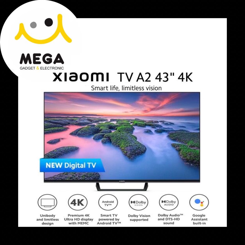Jual Xiaomi Mi Tv A2 43 Inch 4K UHD Garansi Resmi Xiaomi Indonesia ...