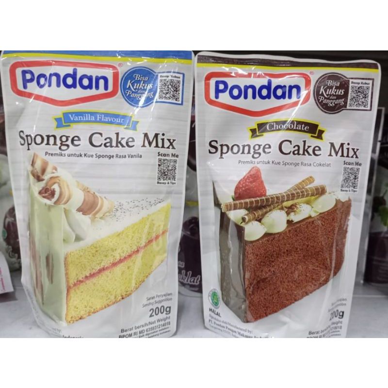 Jual Pondan Sponge Cake Mix 200 g | Shopee Indonesia