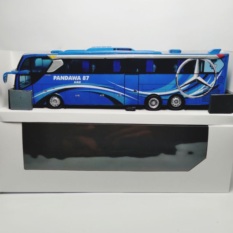 Jual MINIATUR BUS PANDAWA 87 TRONTON JB3 FUL INTERIOR | Shopee Indonesia