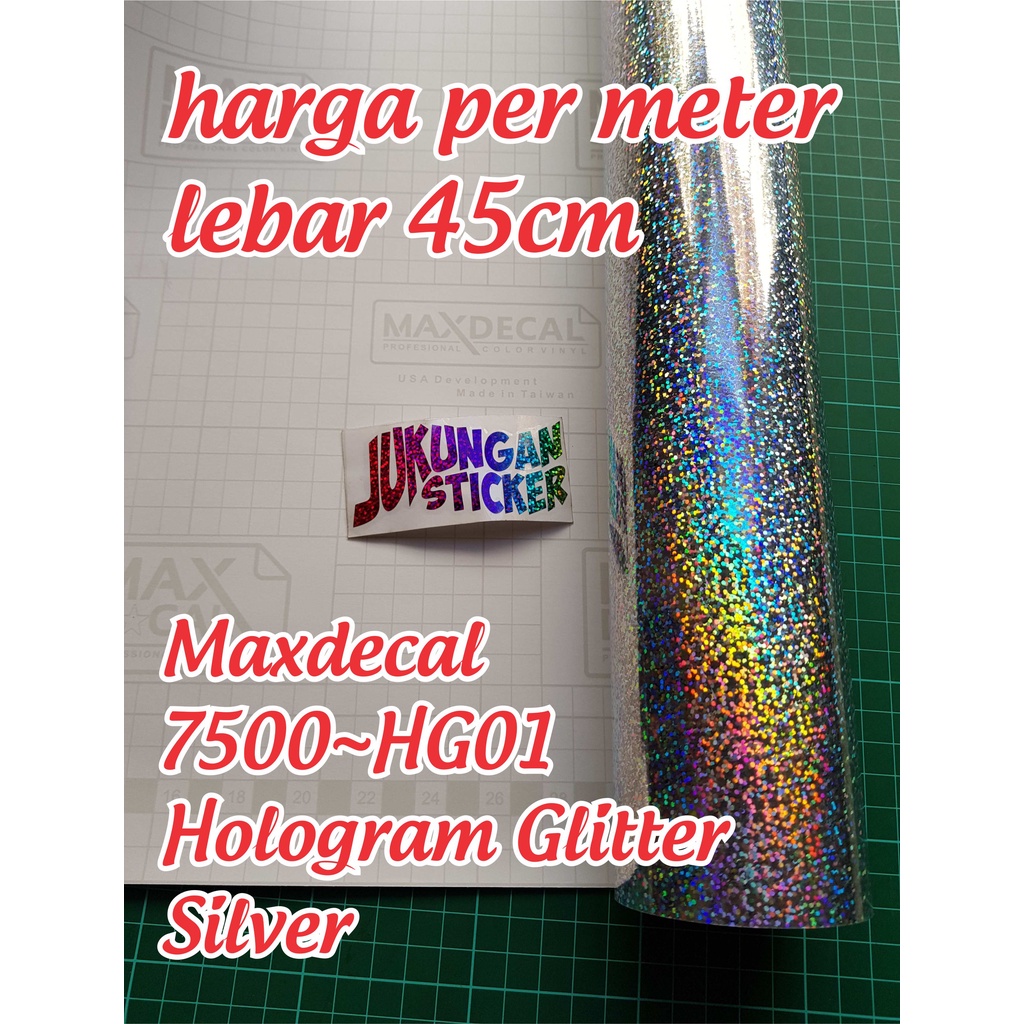 Jual Stiker Max Decal Pelangi Glitter - Sticker Maxdecal Hologram ...