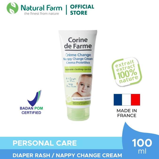 Jual Corine De Farme Diaper Rash / Nappy Change Cream 100 Ml | Shopee ...