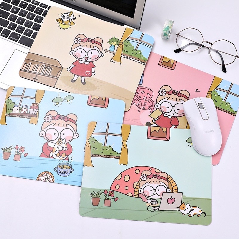 Jual Mouse Pad Lucu Gambar Kartun Korea | Mousepad Cartoon PVC Kawaii ...