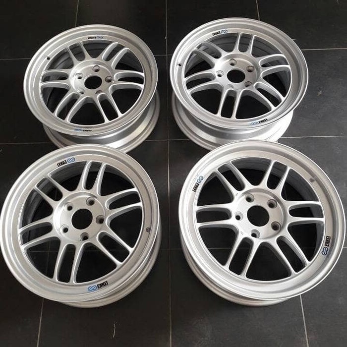 Jual V20D054 Stiker Set Untuk Velg Mobil Enkei Rpf1 - Merah Gd2G1D ...