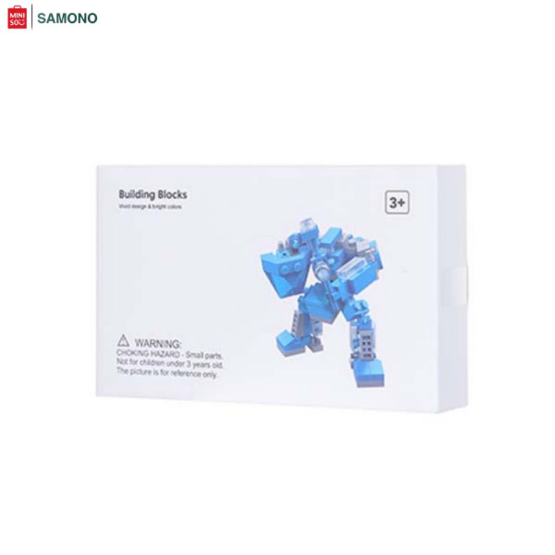 Jual MINISO MINI TRANSFORTABLE ROBOT-BUILDING BLOCK ( SUPER HERO ...