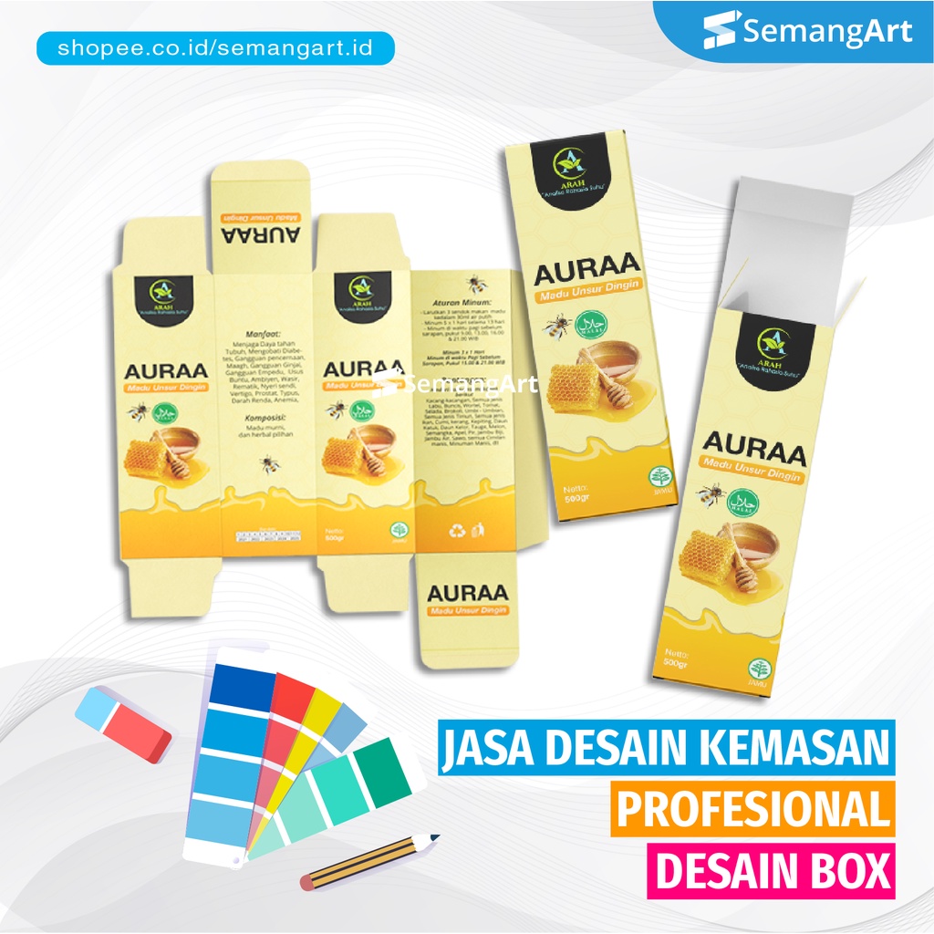 Jual Jasa Desain Kemasan Box Profesional Murah Packaging Custom ...