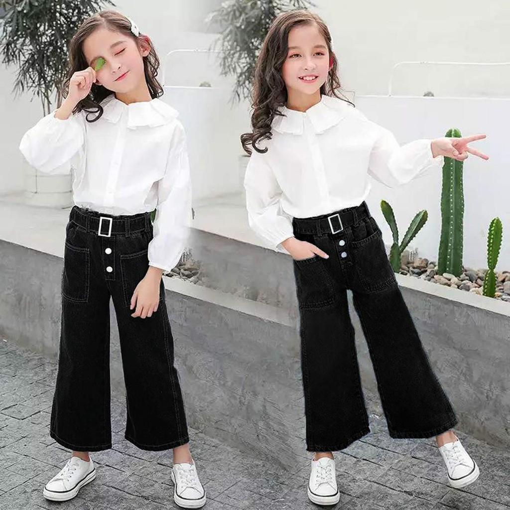 Jual (COD)4-6 Tahun St.Pearce Denim 2in1 Varian Warna / Pakaian Anak ...