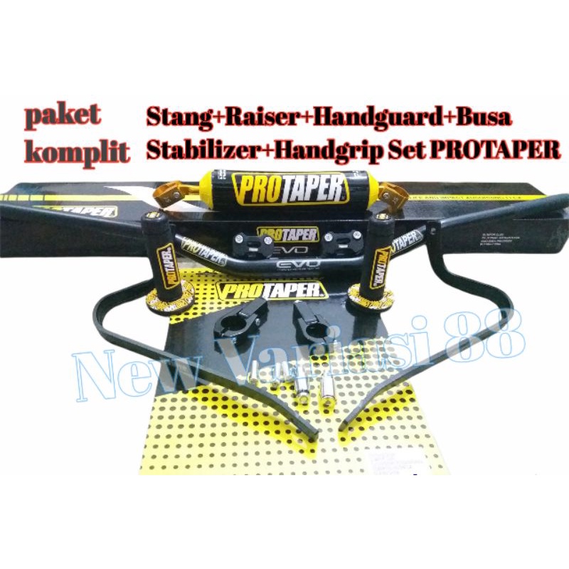 Jual PAKET LENGKAP MURAH SET ISI STANG EVO+RAISER+HANDGUARD TULANG+BUSA ...