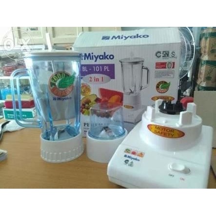 Jual Miyako Blender Plastik satu liter 2 in 1 BL 101 PL | Shopee Indonesia