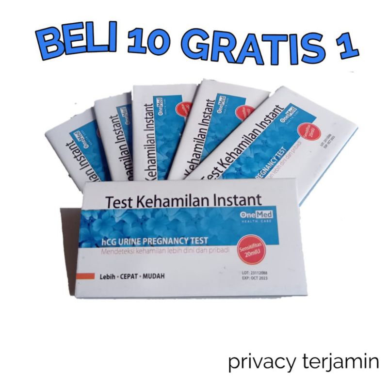 Jual ONEMED TESTPACK tespek test tes kehamilan instant onemed one med ...