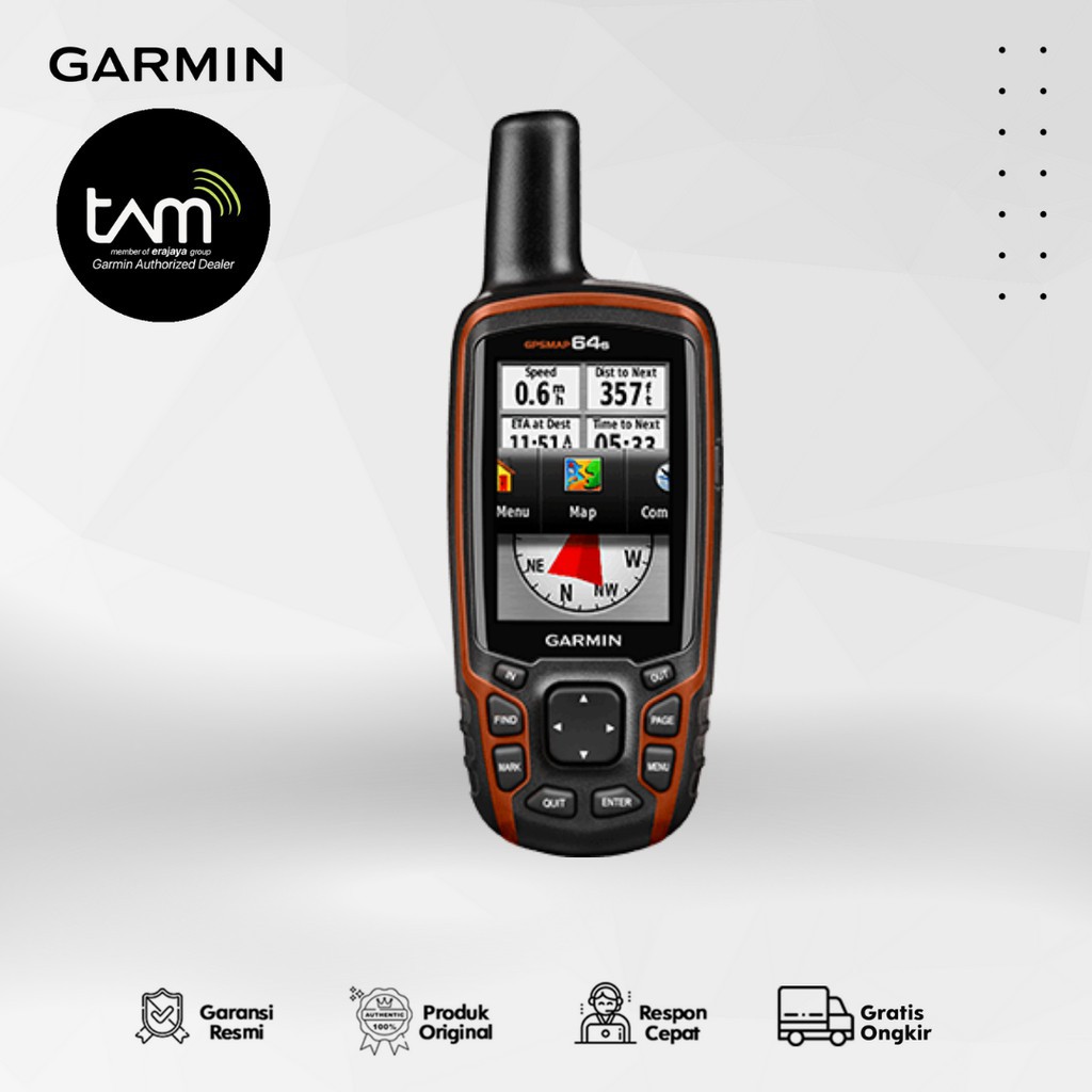 Jual Garmin GPS MAP 64sc Original Garansi Resmi TAM 1 Tahun | Shopee ...