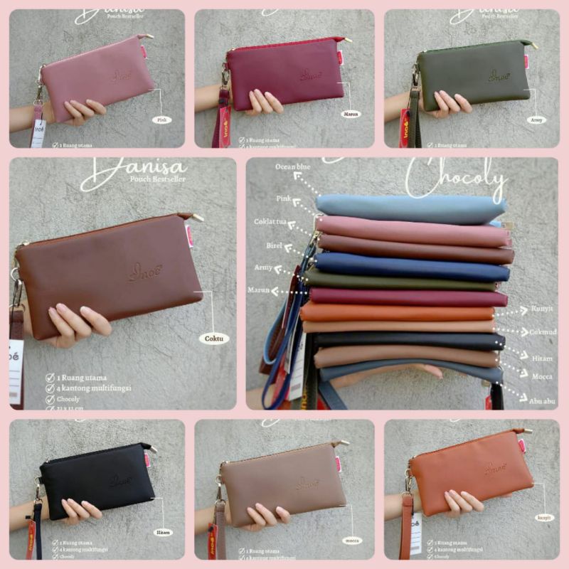 Jual COD Dompet Danisa Chocoly Original Brand By Inoe | Shopee Indonesia
