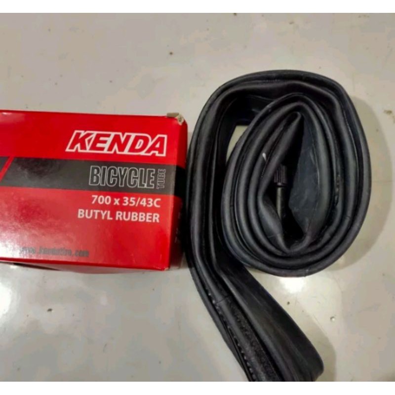 Jual ban dalam sepeda gravel 700 x 35/43c KENDA pentil schrader AV | Shopee Indonesia