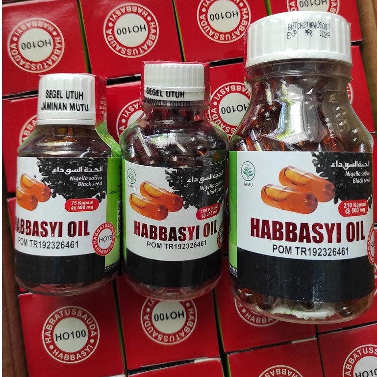 Jual Habbasyi Oil 210 kapsul / 100 kapsul / 75 kapsul / Habbatusauda ...