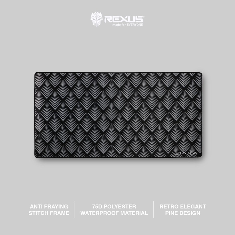 Jual Rexus Mousepad Gaming Daxa Retro Pine Silver Mousemat Cloth XL ...