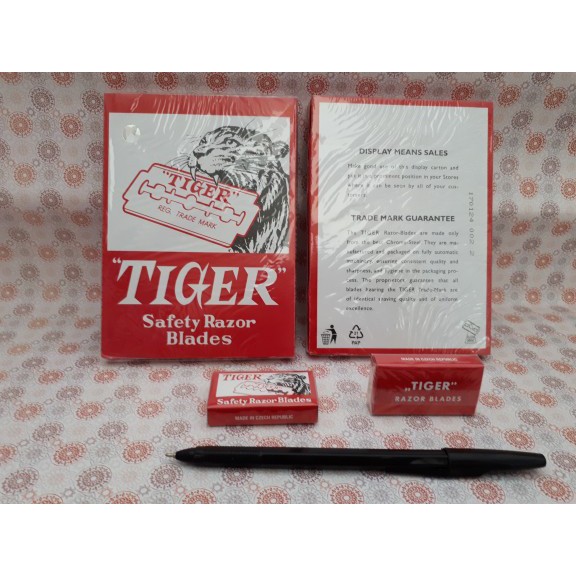 Jual Silet TIGER ASLI Hologram Pak kecil/Mata Pisau Cukur TIGER/Safety ...