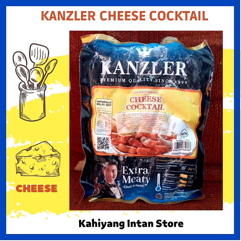 Jual KANZLER Cheese Cocktail Sosis Ayam Isi Keju 500 gr | Shopee Indonesia