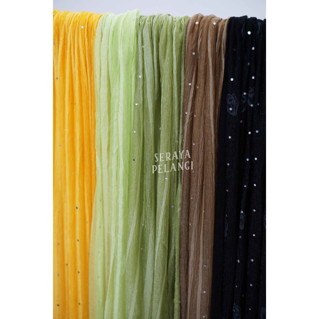 Jual Selendang Pinggang Bintik Glitter Scarf Syal Shawl Pasmina Halus ...
