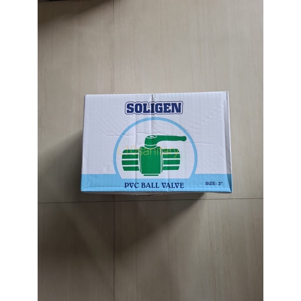 Jual Ballvalve Ball Valve PVC Soligen 3” / Stop Kran PVC Soligen 3 ...