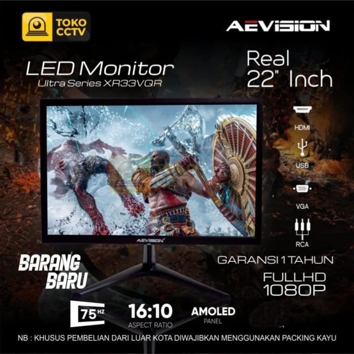 Jual MONITOR LED AEVISION | AEVISION 22 INCH HDMI-VGA-USB PORT |GARANSI ...