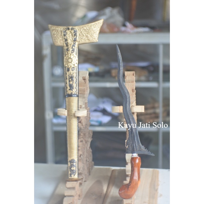 Jual pusaka bugis ganesha alusan warangka bugis sepuh stw blm tua ...