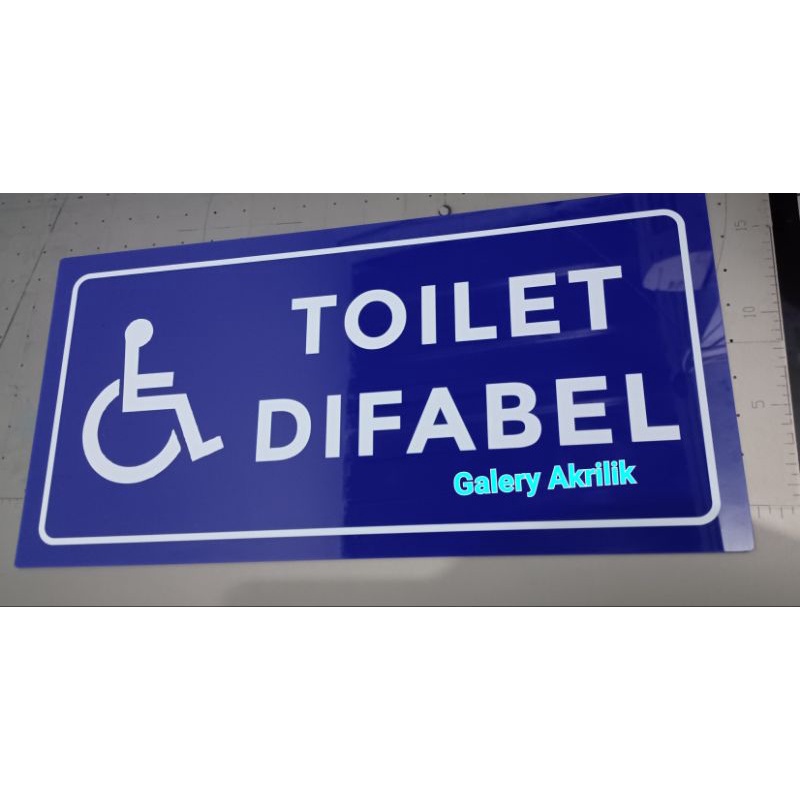 Jual Sign label acrylic custom,papan rambu papan nama ruangan dll ...