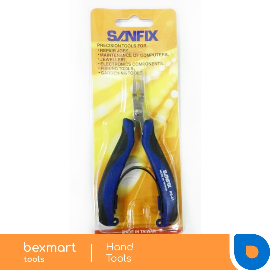 Jual Tang Jepit Rata 4.5" Sanfix PS-41 Stainless Steel | Shopee Indonesia