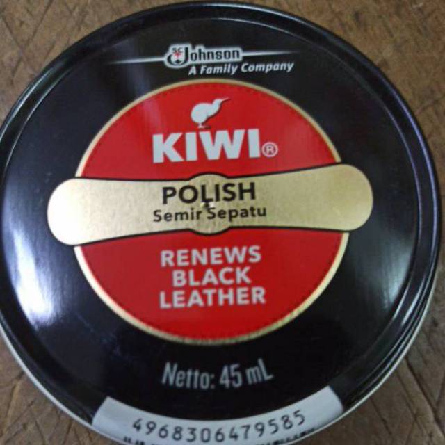 Jual Kiwi Shoe Polish Black 45ml Semir Sepatu Hitam coklat | Shopee Indonesia