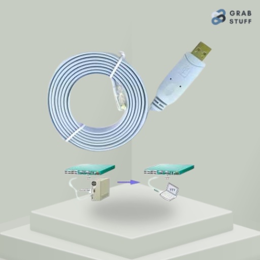 Jual Console Cable USB RS232 to RJ45 Cisco Huawei Router / Kabel Konsol ...