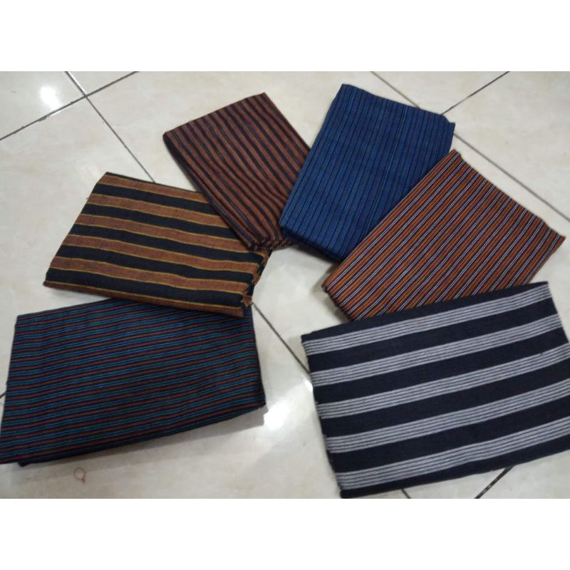 Jual [ Luriklarik ] 70x300cm Kain Baju Lurik Surjan Lorek Adat Jawa ...