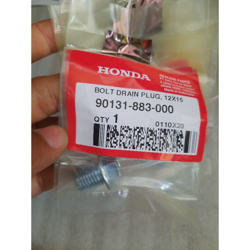Jual BAUT TAP OLI BOLT DRAIN PLUG ALL HONDA MATIC BEBEK HONDA WIN SUPRA ...