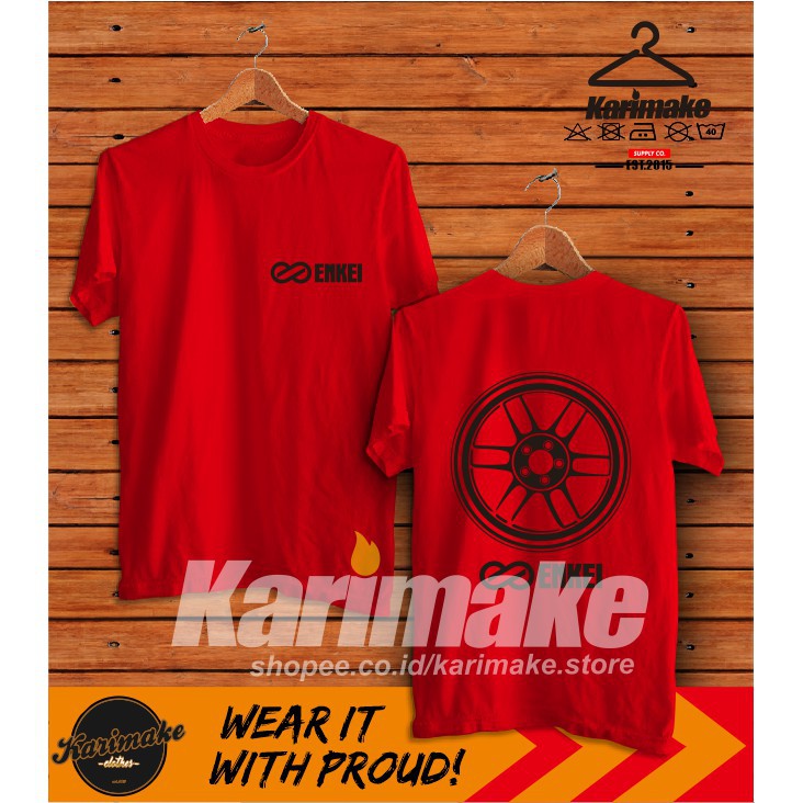 Jual Tshirt Kaos Baju Velg Enkei RPF1 Kaos Otomotif - - KHEY OLD SHOP | Shopee Indonesia