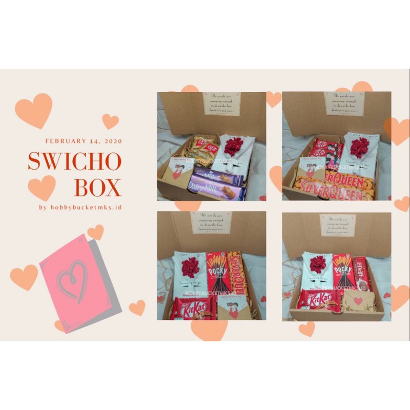 Jual SWICHO BOX edisi 2021 (valentine edition) | Shopee Indonesia