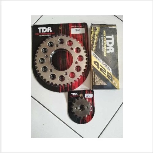 Jual GEAR GIR SET RANTAI TDR VIXION R15 XABRE JUPITER MX KING BYSON BY ...