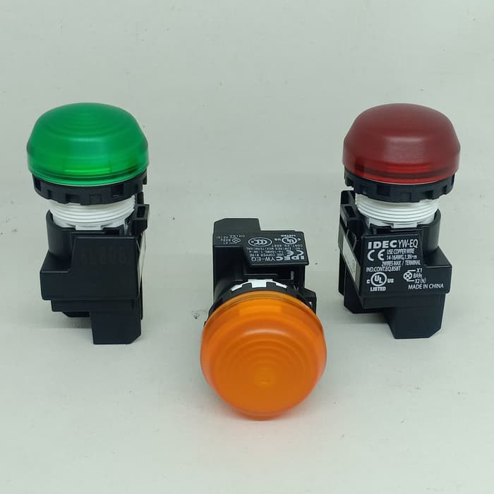 Jual Pilot Lamp LED IDEC 22mm 24V Direct Type YW1P-EQ | Shopee Indonesia