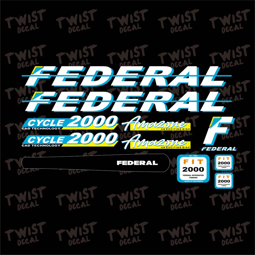 Jual Stiker Federal Amazone | Shopee Indonesia