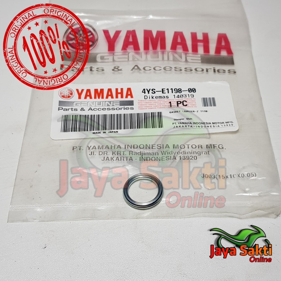 Jual RING BAUT TAP OLI BAWAH ASLI YAMAHA | Shopee Indonesia