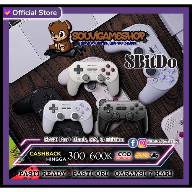 Jual 8Bitdo Sn30 Pro+ Sn30 Pro Plus Gamepad Bluetooth Wireless | Shopee ...