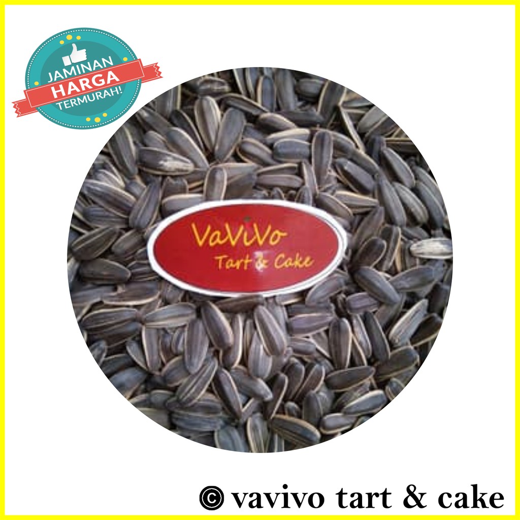 Jual KWACI BIJI MATAHARI KUACI HITAM REBO ORIGINAL 200 gr | Shopee ...