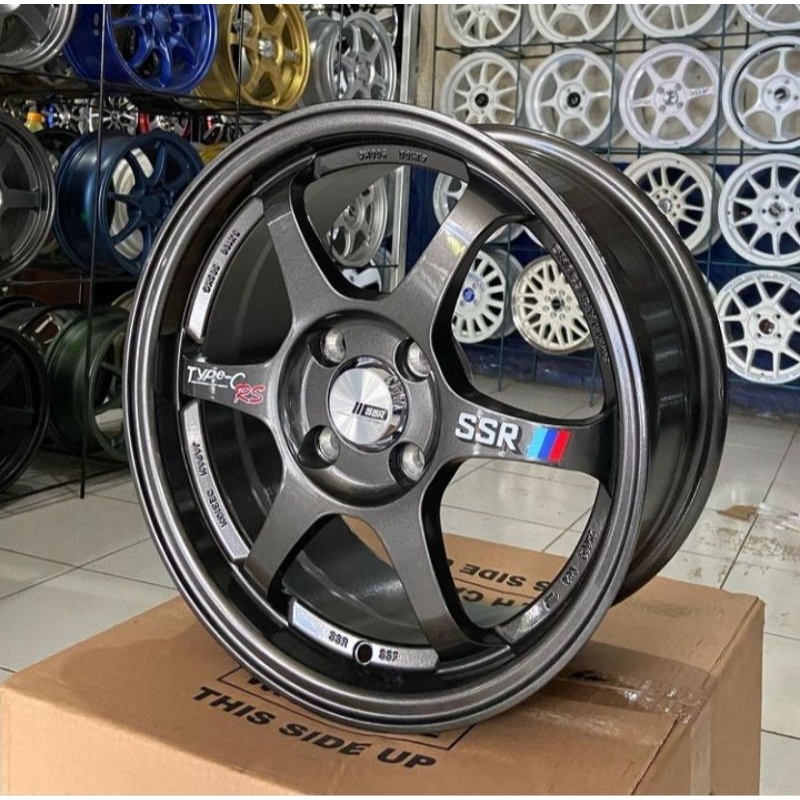 Jual paket ban velg ring 15 ssr Type C R15 pcd 4x100 Lebar 6.5 ET 42 ...