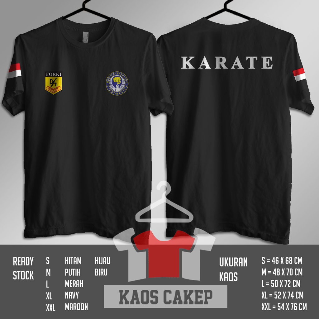 Jual Kaos Karate INKAI WADOKAI Indonesia Baju Distro | Shopee Indonesia