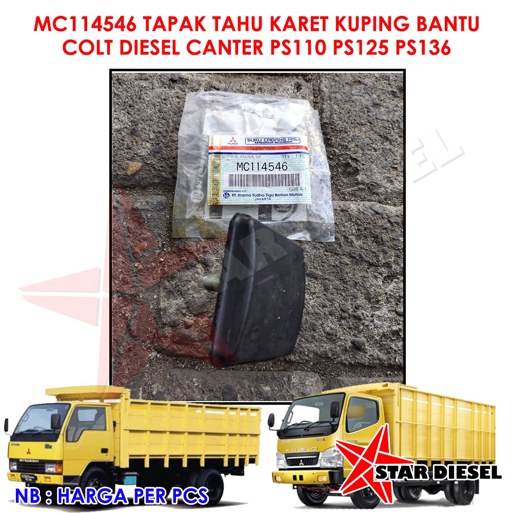 Jual MC114546 TAPAK TAHU KARET KUPING BANTU COLT DIESEL CANTER PS110 ...
