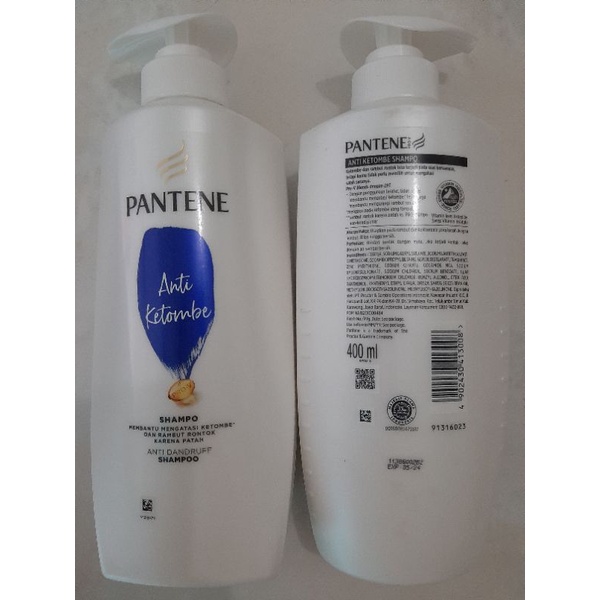Jual Shampo Pantene 400ml. Anti Ketombe. wr Biru. | Shopee Indonesia