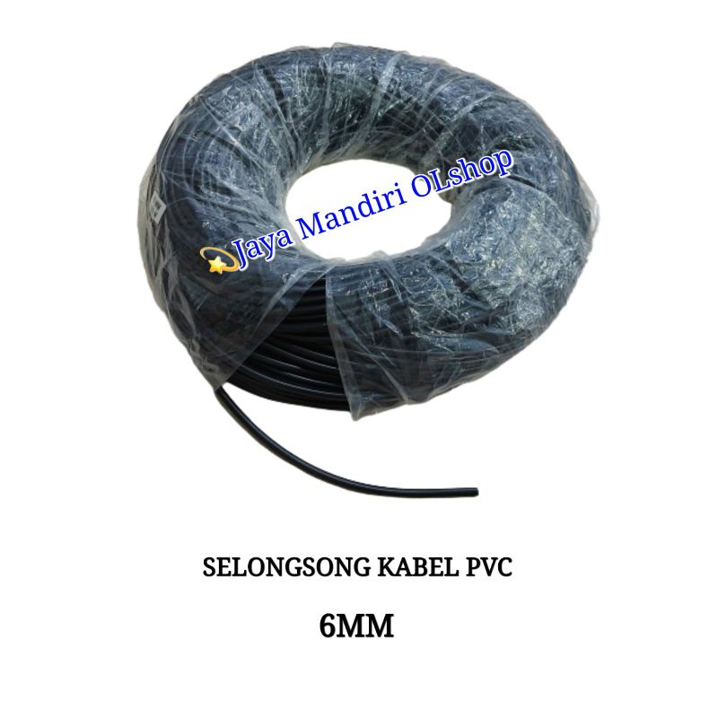 Jual Selang Pembungkus Kabel 6 MM / Selongsong Kabel PVC 6 MM | Shopee Indonesia