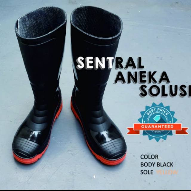 Jual sepatu APD k3 medis safety besi toe cap ujung kaki steffi panjang ...