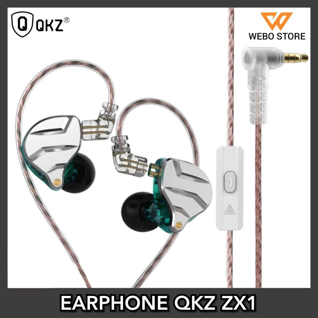Jual QKZ ZX1 Double Magnet Dynamic Earbud Heavy Bass HIFI Stereo Sport ...