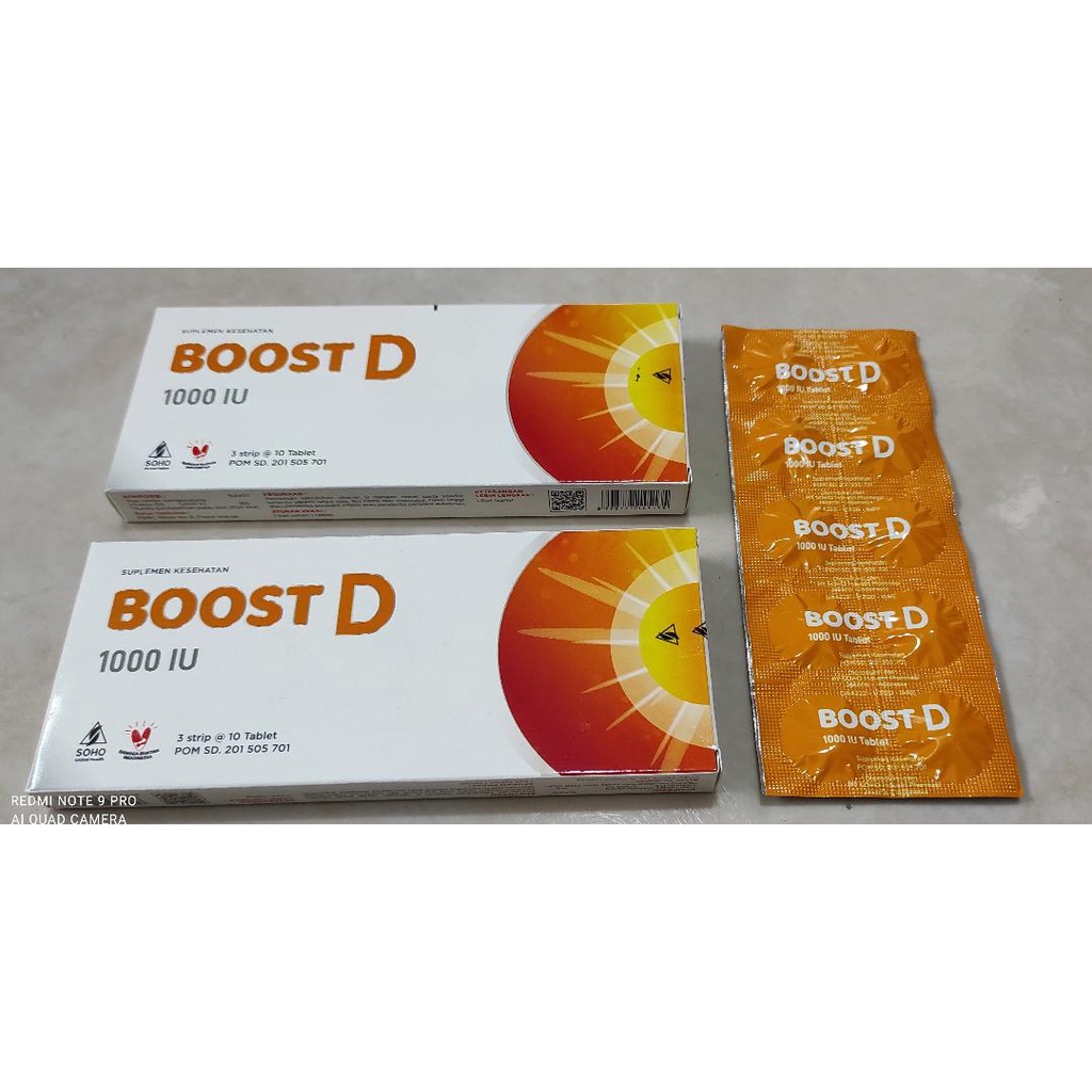 Jual BOOST D 1000 IU 1 STRIP 10 TABLET | Shopee Indonesia