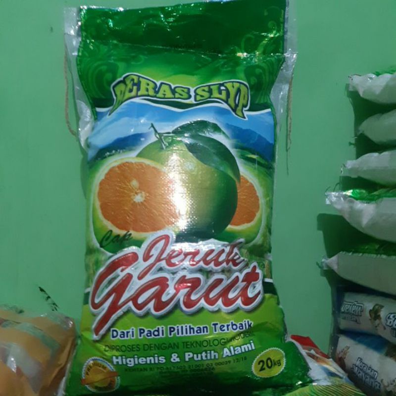 Jual Beras Premium | Cap Jeruk Garut 20Kg | ASLI 100% | Shopee Indonesia