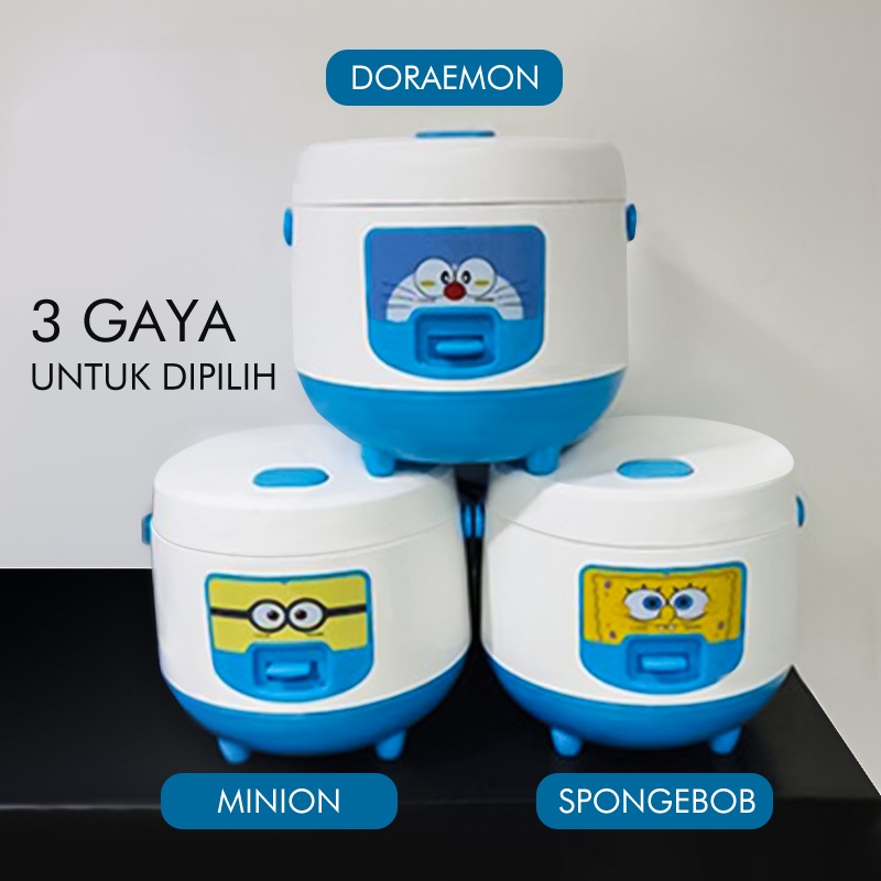 Jual [ FREE GIFT ] SOGO Rice Cooker Mini Motif Lucu 1L / Alat Penanak ...