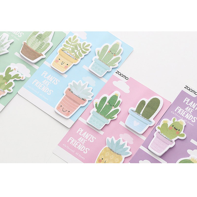 Jual Kertas Label Penanda Dokumen Plants are Friends Sticky Notes Bagus ...