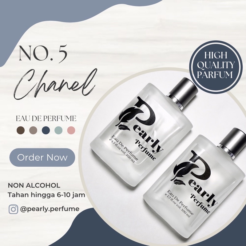 Jual PARFUM CHANNEL Nᵒ 05 inspired by PEARLY PERFUME / 15ml / 20ml ...
